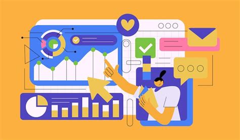 Premium Vector Flat Vector Design Statistical And Data Analysis For