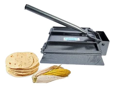 Tortillera Prensa Manual Para Tortillas Pintura Horneada Meses Sin