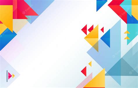 Premium Vector Triangle Geometric Abstract Background