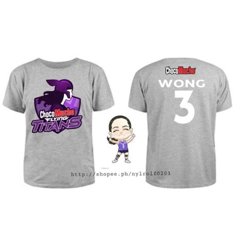 Pvl Choco Mucho Flying Titans Shirt Wong Lazada Ph