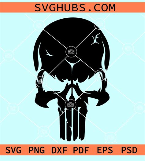 Punisher Skulls 3583139 Clipart Library