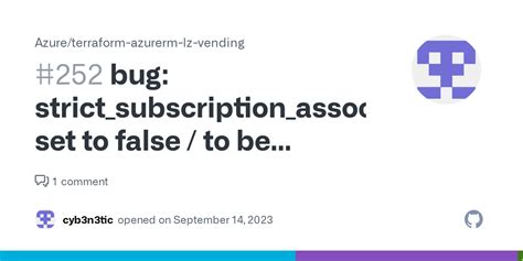 Bug Strictsubscriptionassociation Set To False To Be Managed Via