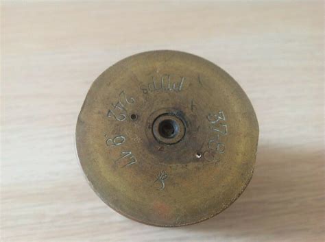 Original Ww1 37mm Brass Shell Casing Fragment U S Issue 1917 Dated 2005829452