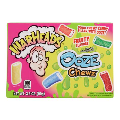 Warheads Ooze Chewz Chewy Candy Theater Box World Market