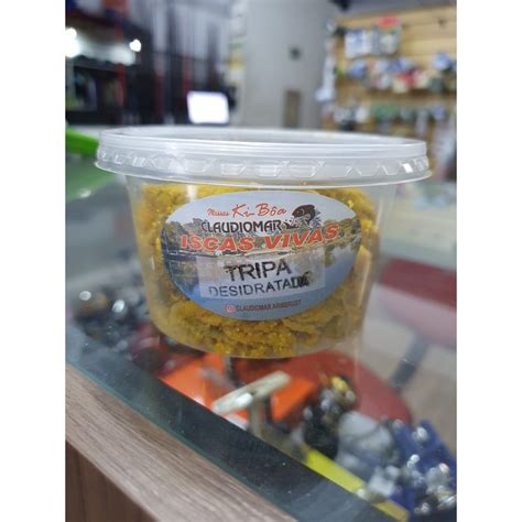 Isca Tripa De Frango Desidratada Claudiomar Pesqueiro 140g Shopee Brasil