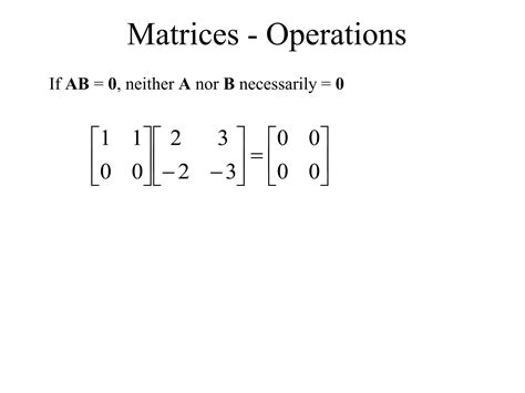 matrices basics determinant inverse eigenvalues linear equations