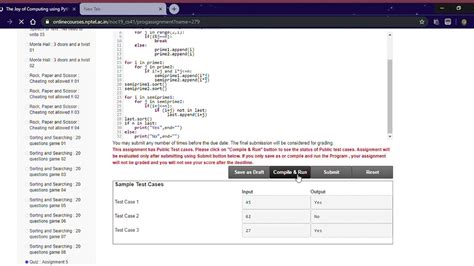 nptel week 5 semi primes the joy of computing using python