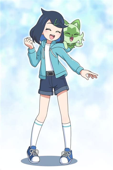 Sprigatito And Liko Pokemon And More Drawn By Kato Shun Danbooru