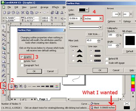 Units In Status Toolbar Coreldraw Graphics Suite X3 Coreldraw X3
