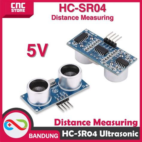 Hc Sr04 Sr04 Ultrasonic Distance Measuring Transducer Sensor Lazada Indonesia