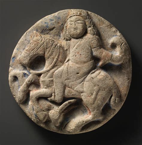 Roundel With A Mounted Falconer And Hare The Metropolitan Museum Of Art