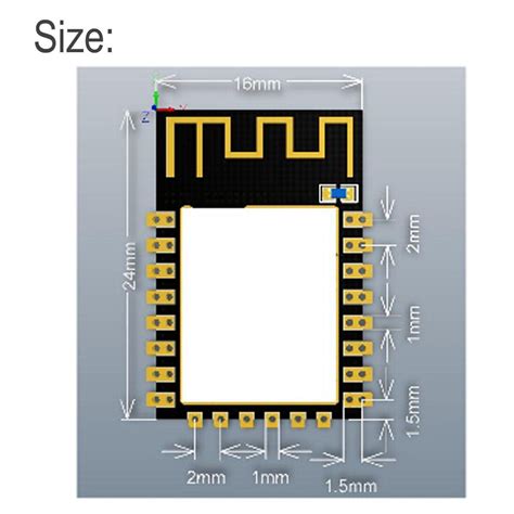 Esp8266 Esp 12f Wifi Microcontroller 80211n Module Arduino Nodemcu