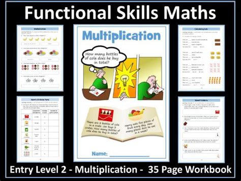 Multiplication Functional Skills Maths Entry Level 2 Inspire And Educate By Krazikas