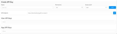 Create Your Api Key Syngrafii