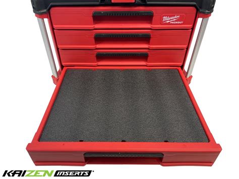 Foam Insert For Milwaukee 48 22 8444 Packout 4 Drawer Tool Box