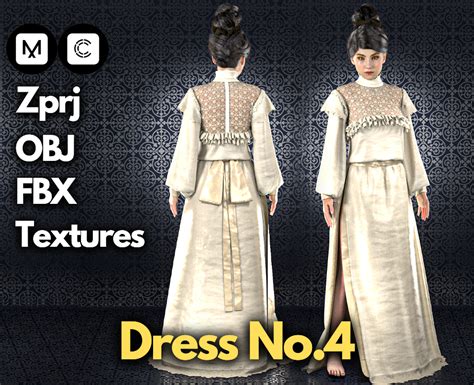 Dress No 1 Zprj Obj Fbx Texture