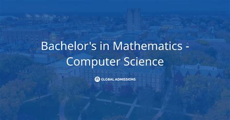 Bachelors In Mathematics Computer Science At Brown University Global Admissions