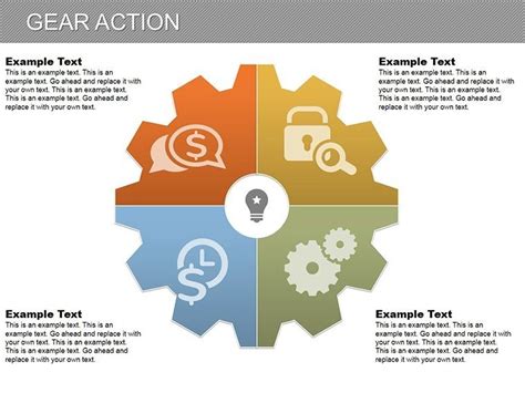 Gear Action PowerPoint Charts Template ImagineLayout Com