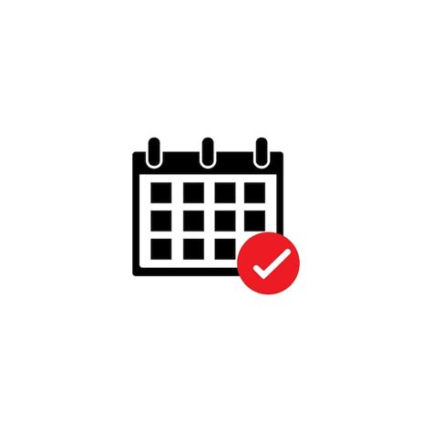 Calendario Icono Vector Premium