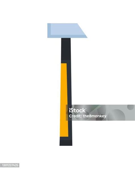 빌더 악기 수리를 위한 장비 핸디맨 도구 흰색 배경에 집 수리 빌더를위한 도구 공급 망치의 플랫 벡터 디자인 개념 개선에 대한