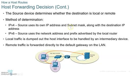 ccna 7 itn introduction to networks module 8 introduction to routing