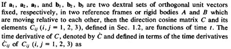 Definition Of Angular Velocity Vector Of B In A Strange Notation