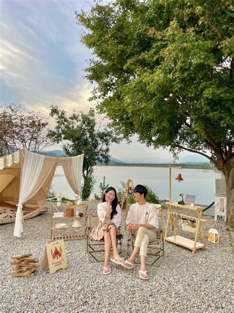 안성캠핑 용설호수 뷰맛집 안성 캠핑장 히든캠프 블루존 8번 명당 예약 Tip 네이버 블로그