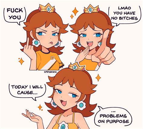 Princess Daisy Mario Drawn By Cremanata Danbooru