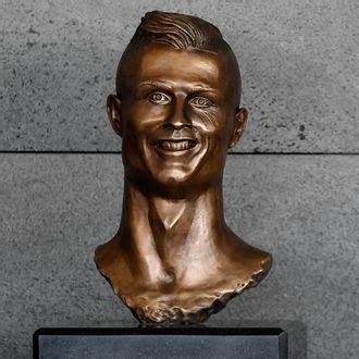 Soccer Player Cristiano Ronaldo Gets New Statue Of Himself
