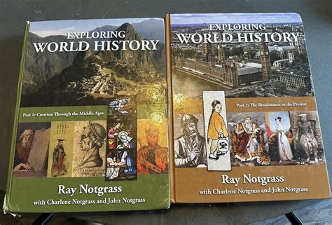 Exploring World History By Ray Notgrass Hardcover Part 1 And Part 2 9781609990619 Ebay