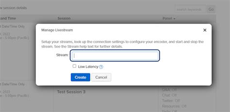 Low Latency Streams Engagez