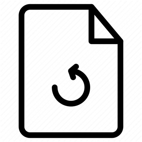 load reload reload file undo icon download on iconfinder