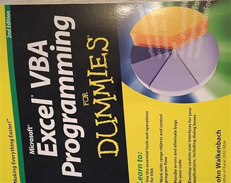 Excel Vba Programming For Dummies® Uk Walkenbach John