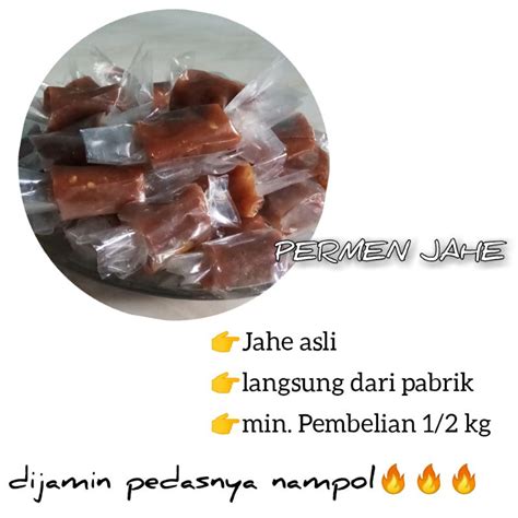 Jual Permen Permen Pedas Permen Jahe Jahe Asli Jahe Merah Shopee