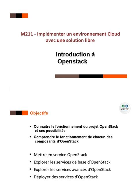 openstack 1 introduction pdf openstack logiciel