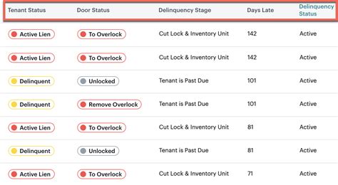 Understanding The Delinquencies Report Tenant Inc