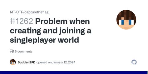 Problem When Creating And Joining A Singleplayer World · Issue 1262