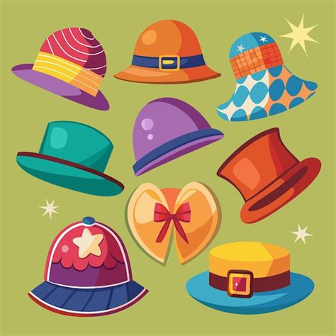 Hat Clip Art Vector Illustration Design Premium Ai Generated Vector