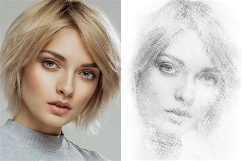 قالب آماده تبدیل عکس به نقاشی در فتوشاپ 🔥کد فایل 150175