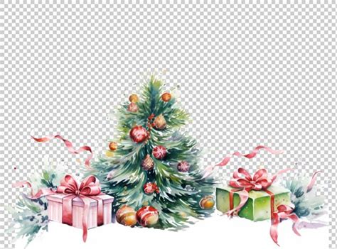Premium Psd Christmas Tree Decoration Background
