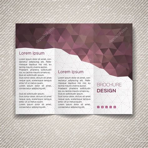 Plantilla De Diseño Del Folleto Vector De Stock 95363884 De ©halfpoint