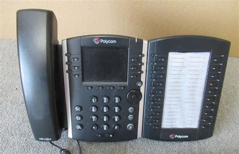 Polycom Vvx 410 2201 46186 001 Ip Desk Phoe With Expansion Module 2201 46300 001