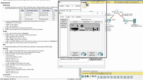 [ccna v6] packet tracer 2 5 1 2 skills integration challenge youtube
