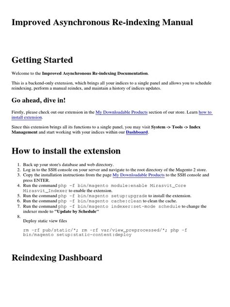 improved asynchronous re indexing pdf php networking