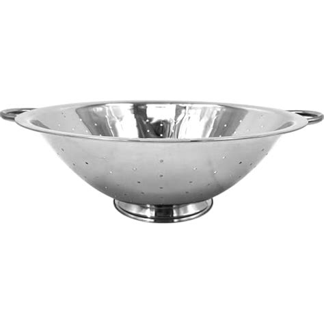 Heavy Duty 39cm Stainless Steel Colander With Dual Sturdy Handles