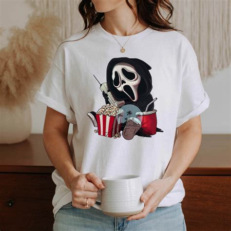 Ghostface Scream Halloween Shirt Unisex Ghostface Horror Shirt