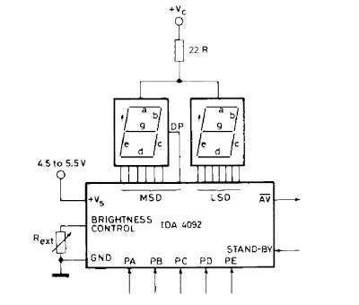 Rangkaian Decoder Seven Segmen Bit Koleksi Skema Rangkaian Artikel Elektronika