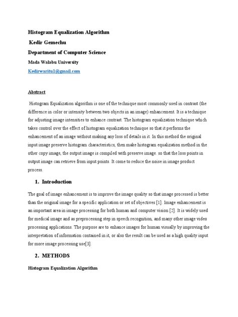 histogram equalization algorithm pdf image editing cognitive science