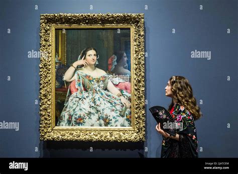 Madame Moitessier Ingreas Banque De Photographies Et Dimages à Haute