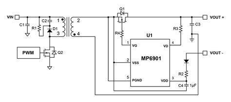 MP6976 High Frequency CCM DCM Flyback Ideal Diode with Integrated 100V 10mΩ MOSFET and No